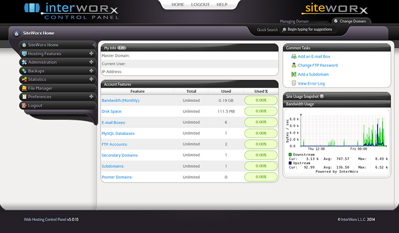 Control Panels | Reasonable Web Hosting